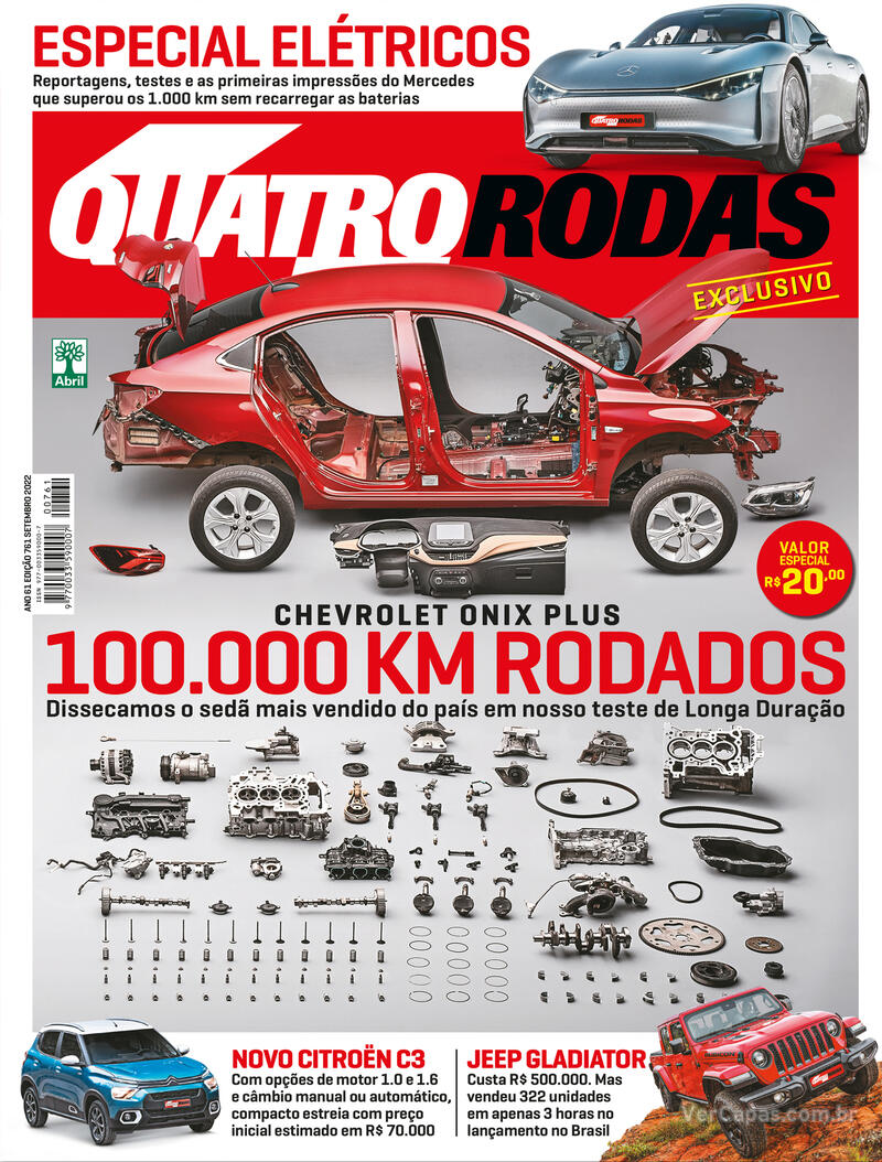 Capa Quatro Rodas Quinta, 1 de Novembro de 2018