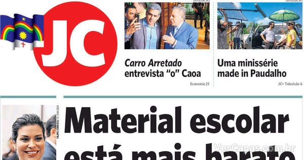 Capa Jornal do Commercio Sábado,14 de Dezembro de 2019